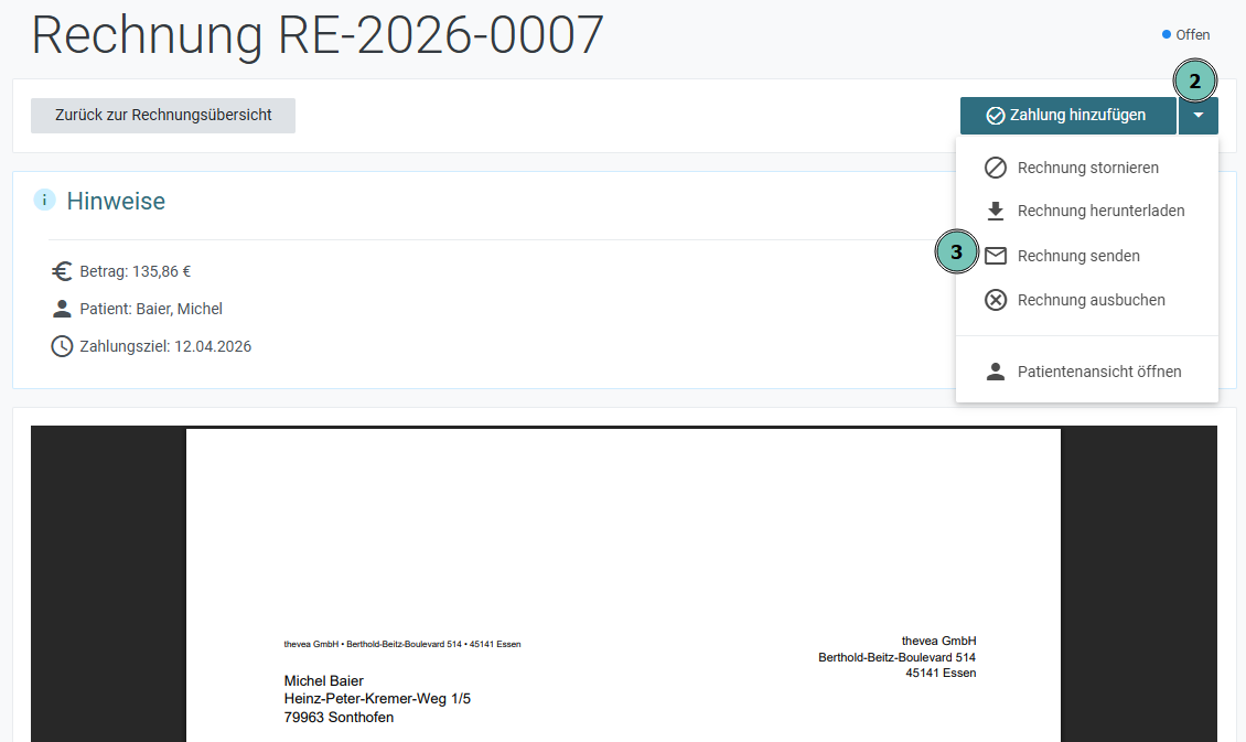 Luxus Rechnung Per Mail Und Bewertung
